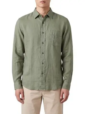 120% Lino T-shirt - Kaki