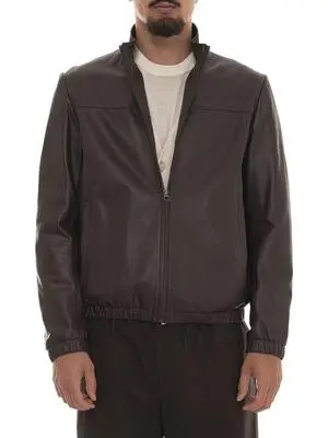 BOSS Leather Jacket - Blue