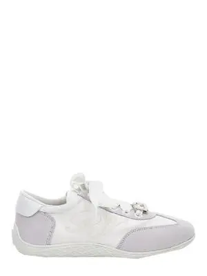ROGER VIVIER Lace Up Sneakers - White