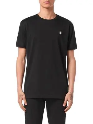 BILLIONAIRE Cotton T-shirt With Logo - Black