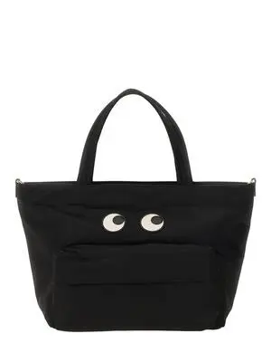 ANYA HINDMARCH Tote Bag With Eye Motif - Black