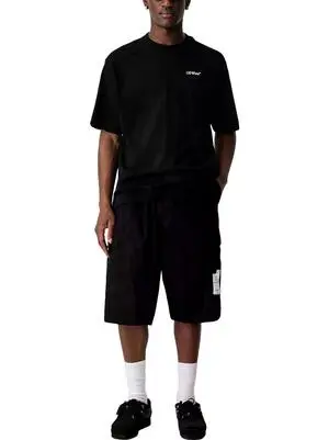 NEIGHBORHOOD Logo Patch Cargo Shorts - Black