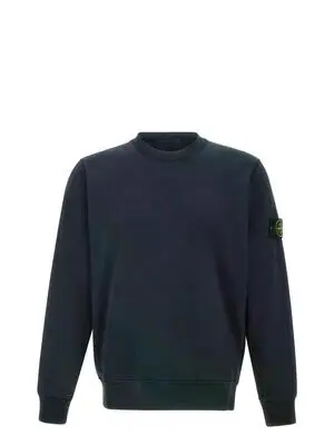 Stone Island Logo-patch Sweatshirt - Blue