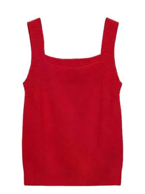 Prada Shetland Wool Tank Top - Red
