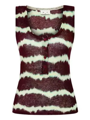 The Upside Rio Sapna Tie-dye Tank Top - Red