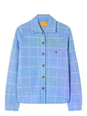 Guest In Residence Dylan Check-pattern Shirt - Blue