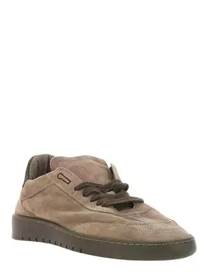 PIUMHA STUDIO Calf Suede Lace-up Sneakers - Neutrals