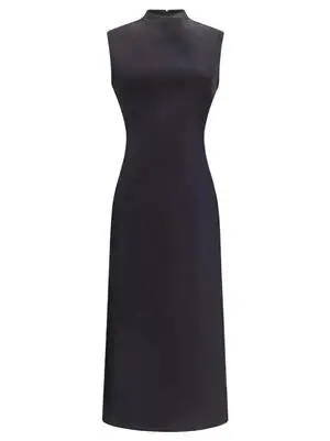 MAISON MARGIELA Sleeveless Midi Dress - Black
