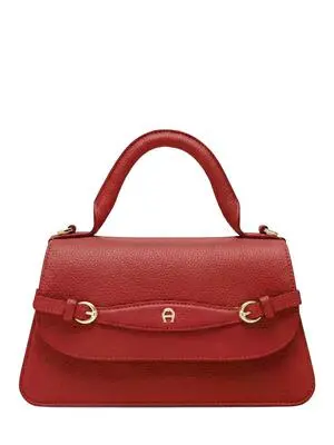 AIGNER Small Cavallo Logo-plaque Tote Bag