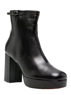 Roberto Festa Platform Ankle Boots - Black