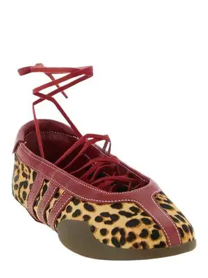 Adidas Taekwondo Mei Ballet Flats With Leopard Print - Neutrals