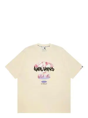 AAPE BY *A BATHING APE Aapeunvs Cotton T-shirt - Neutrals