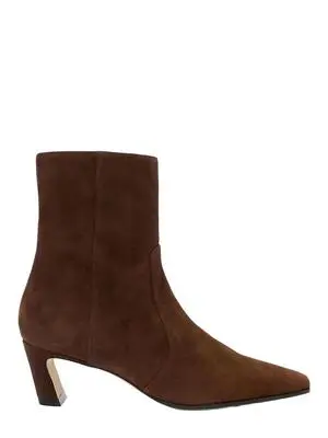 STUART WEITZMAN Stassi Sculptural-heel Ankle Boots - Brown