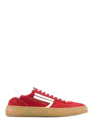 PURAAI Logo-patch Low-top Sneakers - Red