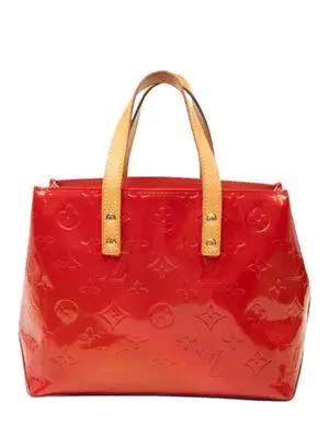 LOUIS VUITTON 2001 Monogram Vernis Reade Pm Handbag - Red
