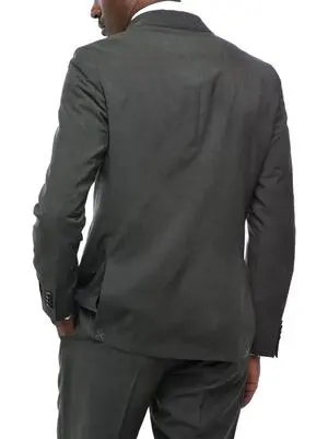 Corneliani Single-breasted Flap-pocket Suit - Grey
