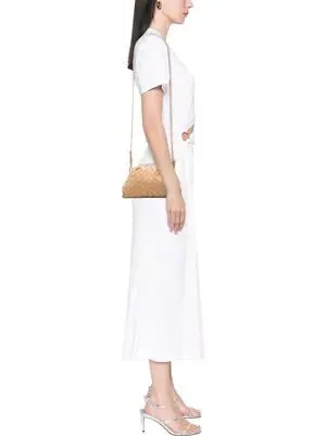 Bottega Veneta Nappa Intrecciato Mini Pouch Crossbody Bag - Brown