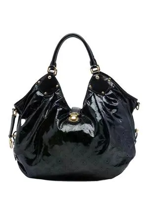 LOUIS VUITTON 2008 Monogram Vernis Mahina Surya Xl Hobo Bag - Black