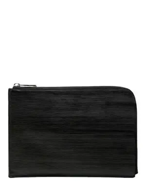 LOUIS VUITTON Epi Pochette Jour Pm Clutch Bag - Black