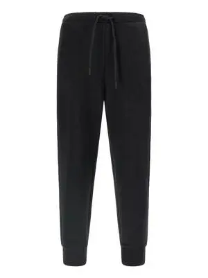 BOSS Hadiko Stretch-cotton Track Pants With Puff-print Logo - Black