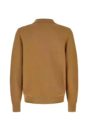 BOSS Lomarino Diagonal-knit Sweatshirt - Neutrals