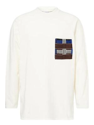 Bottega Veneta Two Ply Long-sleeve Cotton-jersey T-shirt - Parchment
