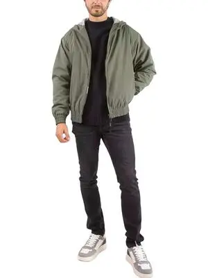 Aspesi Hooded Zip-up Jacket - Green