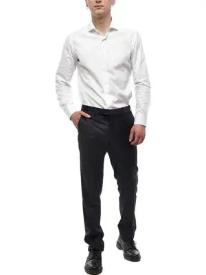 Corneliani Academy Virgin-wool Trousers - Blue