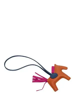 Hermès 2022 Milo Lambskin Grigri Rodeo Bag Charm Pm Key Chain - Brown