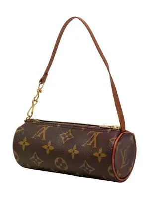 LOUIS VUITTON 1990-2010 Monogram Papillon Pochette Handbag - Brown