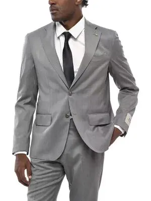 Corneliani Virgin Wool Single-breasted Suit - Grey
