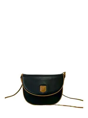 Celine Leather Crossbody Bag - Black