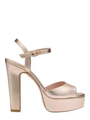 STUART WEITZMAN Reade Platform Sandals - Neutrals