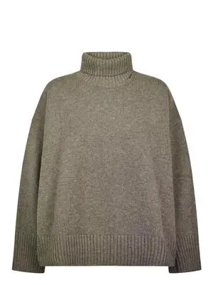 Soeur Wool Roll Neck Sweater - Grey