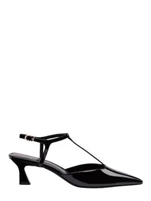 STUART WEITZMAN Vinnie T-strap Pumps - Black