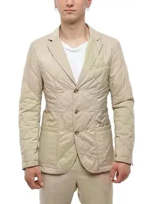Corneliani Quilted Blazer - Neutrals