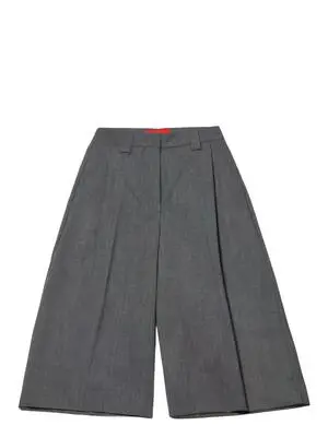 THELATEST E-dakota 3120 Pleated Wide-leg Trousers - Grey