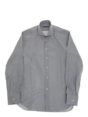 Corneliani Striped Long-sleeve Shirt - Black