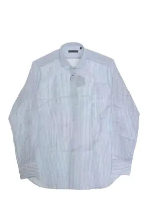 Corneliani Striped Long-sleeve Shirt - White