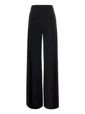 Norma Kamali Bias High-waisted Palazzo Pants - Black