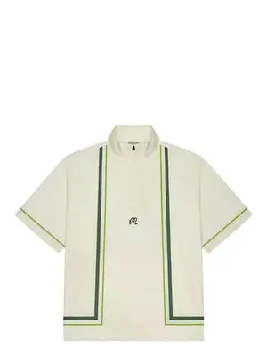 MALBON Stripe-trim Half-zip Windshirt - Neutrals