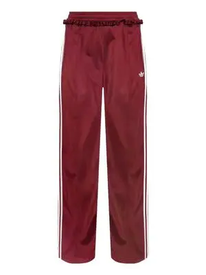 Adidas Pleated Firebird Track Pants - Red