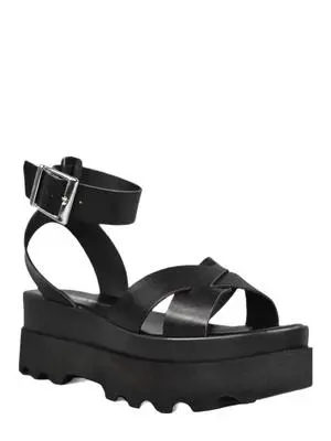 ALTERCORE Zoe Buckle-fastening Platform Sandals - Black