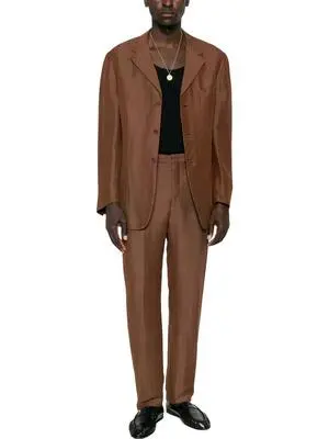 ROMEO GIGLI 1990s Notched-lapel Suit - Brown