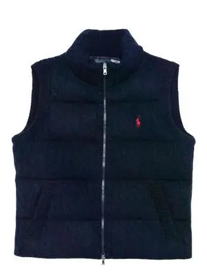 Polo Ralph Lauren Cable-knit Padded Gilet - Blue