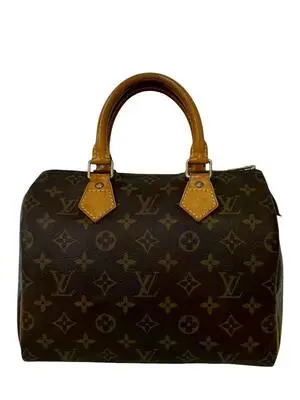 LOUIS VUITTON 1994 Monogram Speedy 25 Boston Bag - Brown