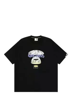 AAPE BY *A BATHING APE Aapeunvs Cotton T-shirt - Black