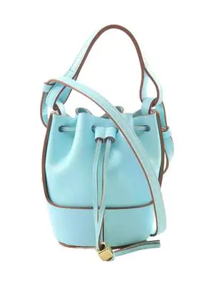 Loewe 2010-2026 Mini Leather Balloon Bucket Bag - Blue