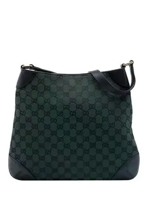 Gucci 2000-2015 Gg Canvas Shoulder Bag - Green