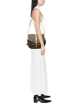 LOUIS VUITTON 1992 Monogram Saumur 35 Crossbody Bag - Brown